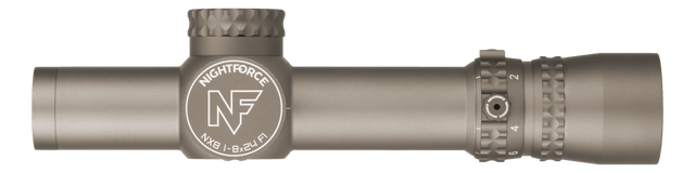 NIGHTFORCE NX8 1-8X24 F1 .2MIL CAPPED CW ILLUM FDE